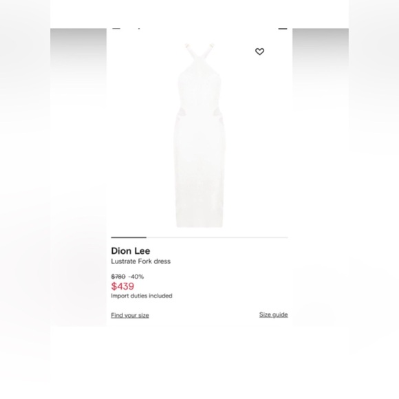 Dion Lee | Dresses | Dion Lee Lustrate Fork Dress | Poshmark